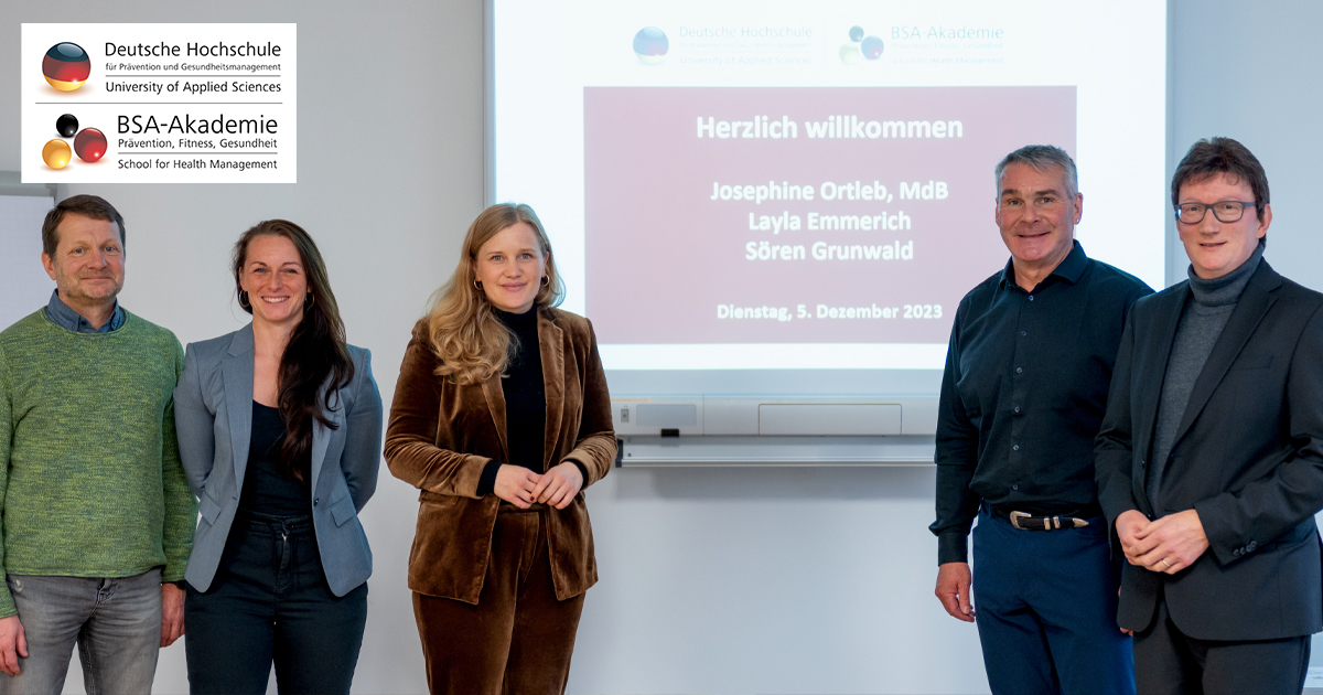 SPD-Bundestagsfraktion zu Besuch bei der DHfPG/BSA-Akademie